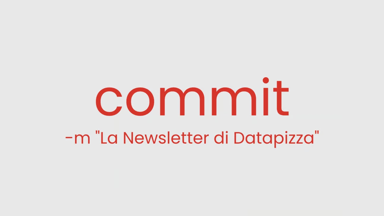 🚀 Ecco a voi Commit!